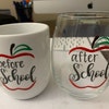 Before After School SVG File, Teacher SVG, Apple SVG File, Cricut ...
