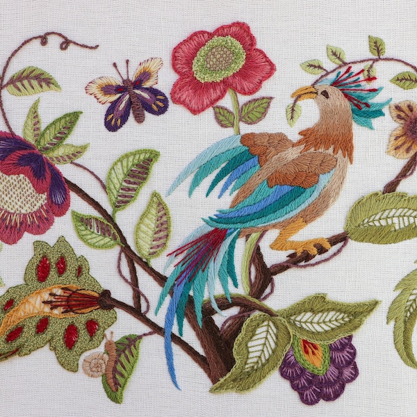 Advanced Crewel Embroidery Kit - Arcadia - Etsy