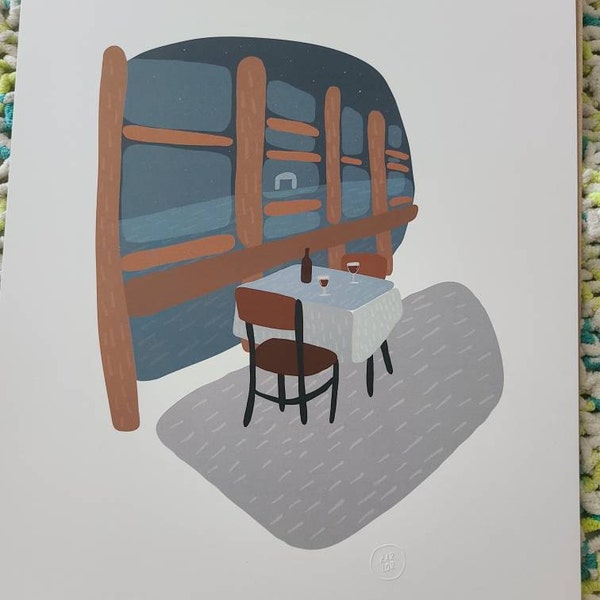 Sea Salad Print // Abstract Flowy Forms Gicleé Print - Etsy