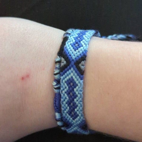 CUSTOM MADE - Aztec Pattern Friendship Bracelet | Woven Bracelet ...