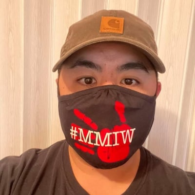 MMIW Missing and Murdered Indigenous Women Adult Face Mask mmiw dark ...