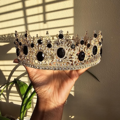 King Crown for Men, Royal Men's Crown, Prince Tiara for Wedding ...