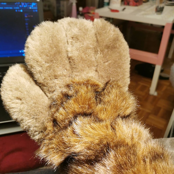DIGITAL Feral Hand Paw Pattern for Fursuits - PDF Download - Etsy