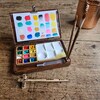 Handmade Wooden Pocket Gouache Paint Box - Etsy