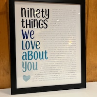 Personalized 35th Birthday Gift for Women or Men Turning 35 Reasons Why ...