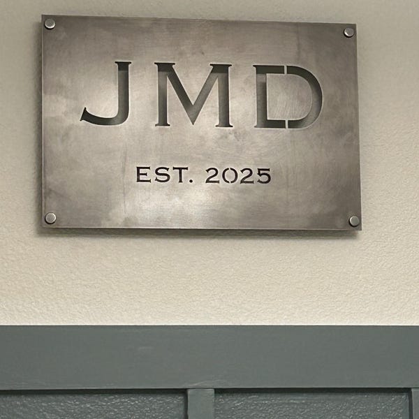 Corten Steel, Custom Made Laser Cut House Signs, Custom Laser Cut ...