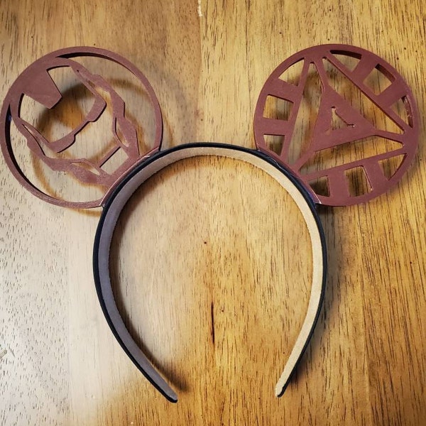 Iron Man Mickey Mouse Ears, 3D Iron Man Minnie Mouse Ears, Iron Man ...