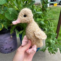 KNITTING PATTERN NEW Lucky Duckling - Etsy Canada