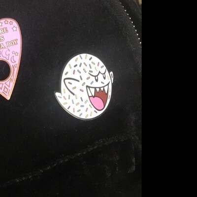 Sprinkle Boo Enamel Pin - Etsy