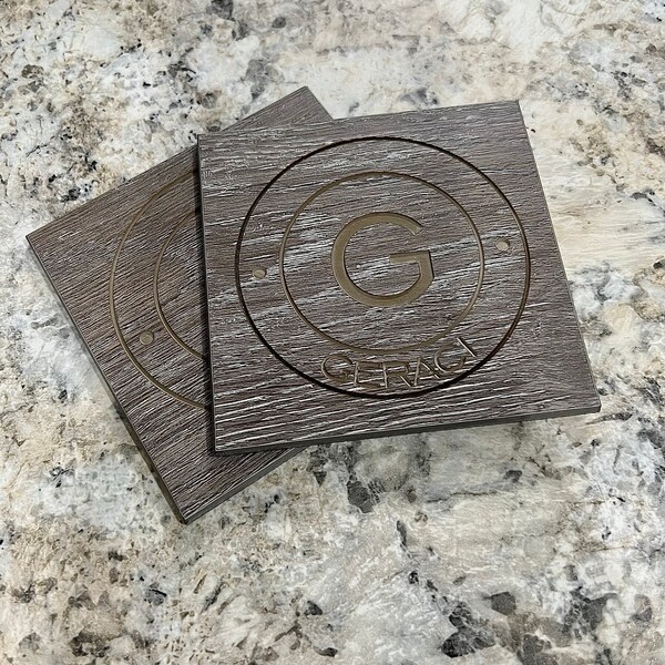 Personalized Coaster Set, Custom Coasters, Personalized Gift, Engraved ...