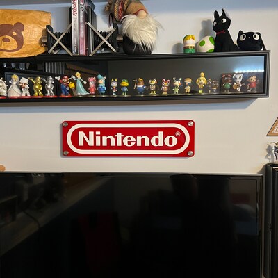Nintendo Logo Wall Plaque Sign, Decor, Super Mario, Zelda, Metroid ...