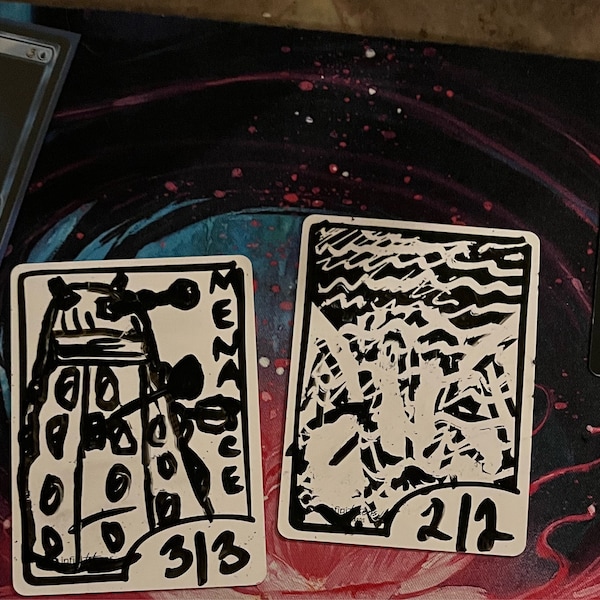 Infinitokens Dry Erase Cards/tokens - 25-pack (double-sided, Erasable ...