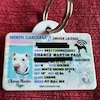 Texas Driver Dog Id Tag Personalized License, Durable Dog Tag, Double ...