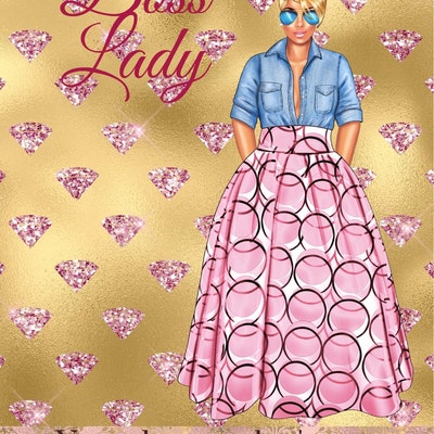 Pink and Gold Glam Digital Paper, Seamless Gold and Blush Pink Glitter ...