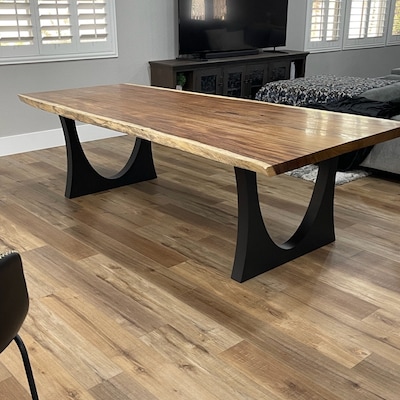 Steel Table Legs Unique Modern Shape for Rustic or Industrial Home Deco ...