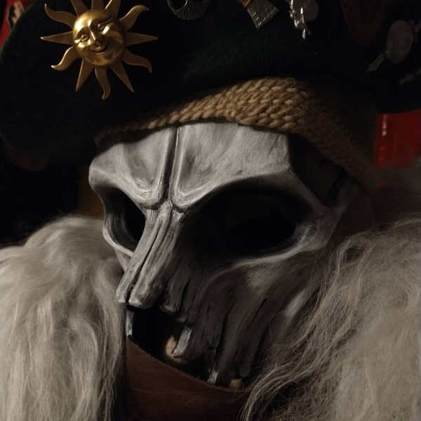 Fantasy Alchemist Mask, Old Man Mask - Etsy