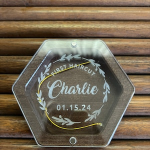 Babies First Haircut Box, Haircut Keepsake Box, Child Cutting off ...