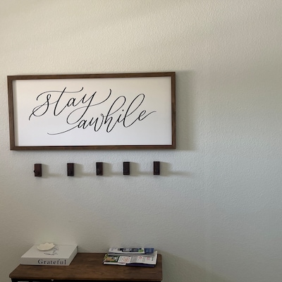 The Most Important Work Sign Wood Sign Living Room Wall Decor Living ...