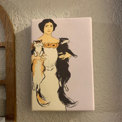 Émile Deyrolle Cat Anatomy Print, Gothic Cat Skeleton Study, Chat Art ...