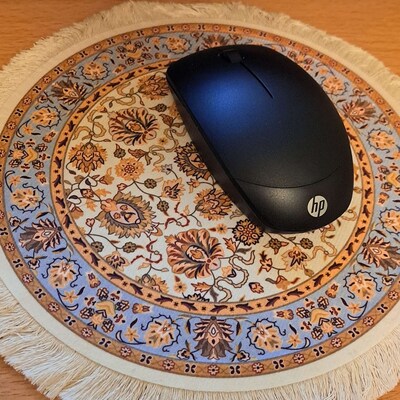 Persian Rug Mouse Pad Mat Desktop Laptop Office Ornamental D 35 - Etsy