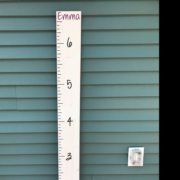 DIY Growth Chart Ruler Vinyl Decal Kit - Girl's Style - Etsy