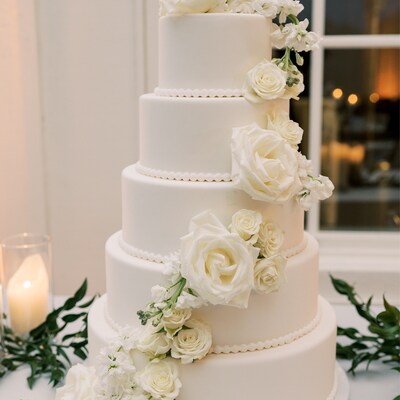 Faux Wedding Cake, 4 Tier Wedding Cake, Fake Wedding Cake, Display Cake ...