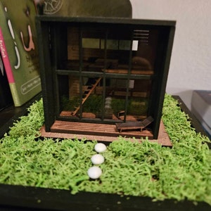 DIY Modern Mini House Kit, Miniature Tiny House Model, Micro Dollhouse ...