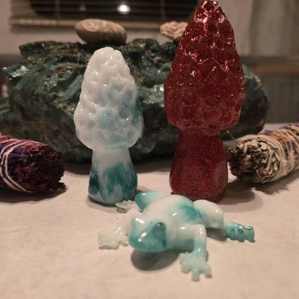 Morel Mushroom Candle Mold - Morchella Mushroom Candle Mold - True ...