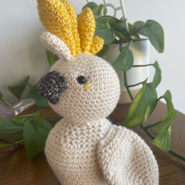 Crochet Cockatoo Pattern Percy Amigurumi Bird English Belle and Grace ...