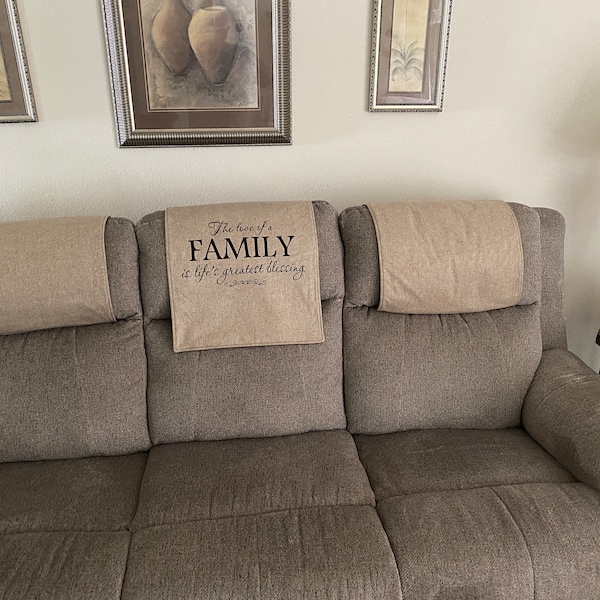 Headrest Cover for Furniture, Furniture Protectors, Solid Color ...