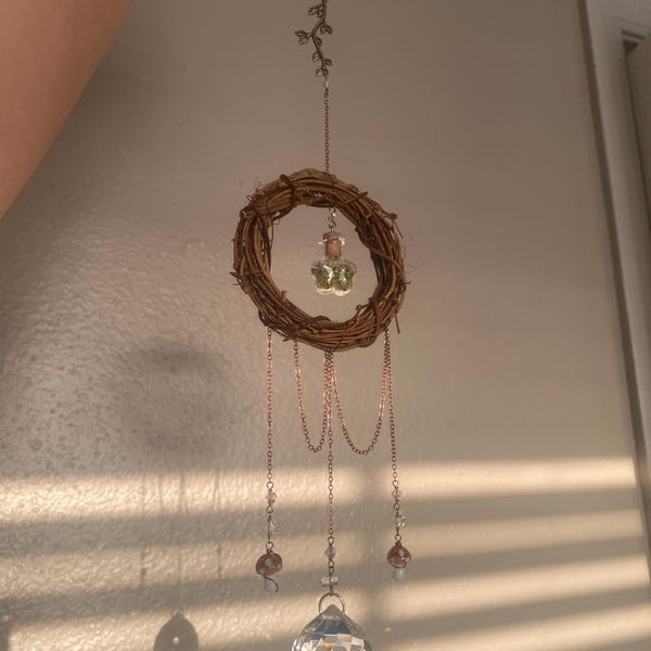 Sun Catcher, Suncatcher, Light Catcher, Crystal Decor, Handmade ...