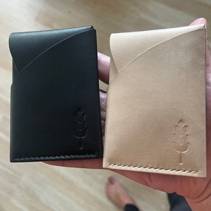 Minimalist Slim Wallet Template DIY EDC Leather Wallet PDF - Etsy