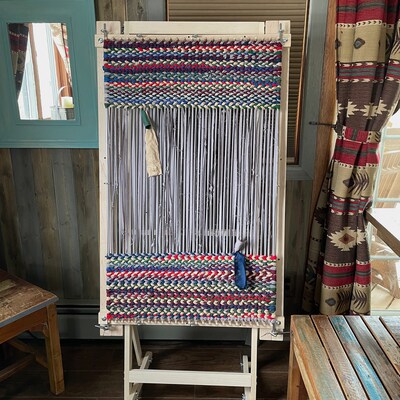 Easel Stand for Adjustable Twining Loom or Art in Solid Maple Made TO ...