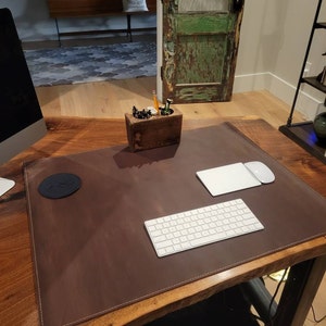 Large Leather Mouse Pad Personalized Mousepad, Birthday Gifts, Teacher ...