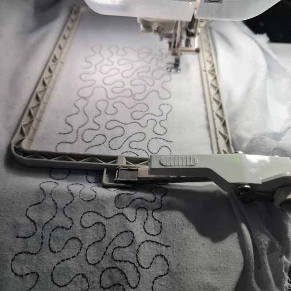 Stipple Quilt Block Machine Embroidery Design. Stipple Quilting ...