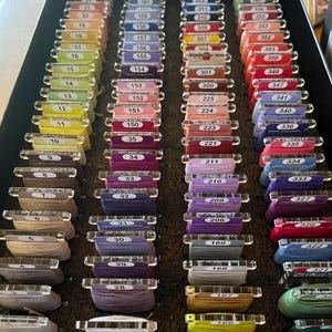 DMC Floss Chip Storage System Acrylic Floss Chips for DMC Standard ...