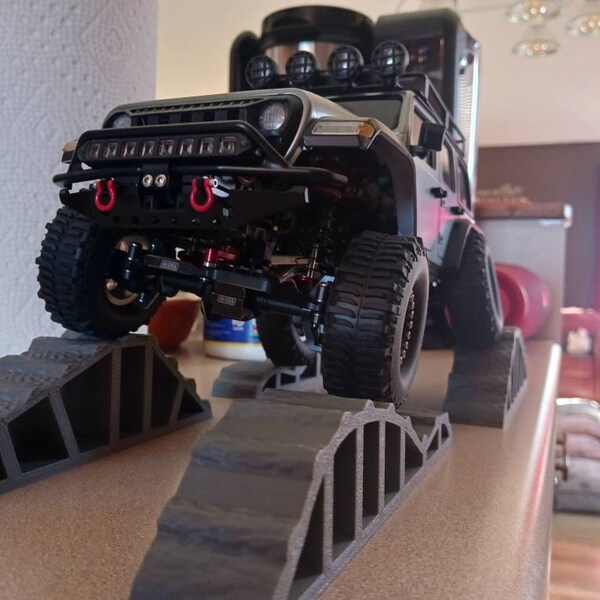 RC 3D Printed Rock Crawler Display - TRX4M & SCX24 Upgrade for 1/18 and ...