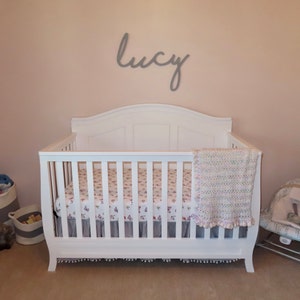 Custom Wood Name Sign for Nursery Girl, Boy, Over Crib Sign, Baby Name ...