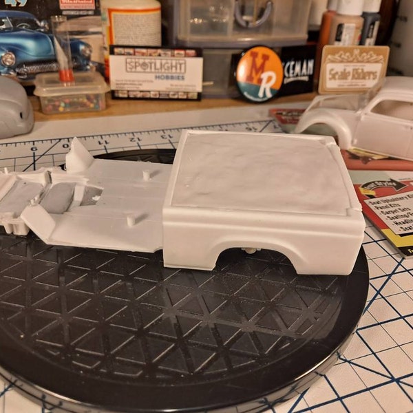 Chopped 1957 Volkswagen VW Oval Window Sunroof Sedan Resin Conversion ...