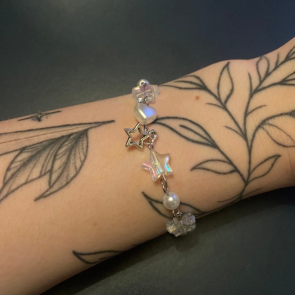 Handmade Star Beaded Bracelet - Etsy