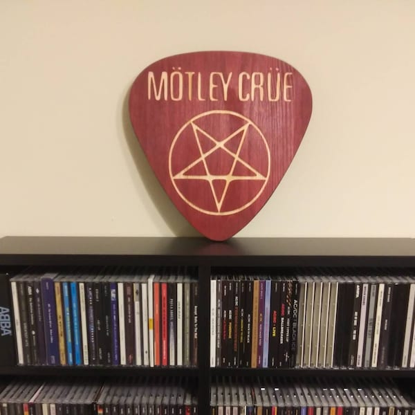 Music Room Decor, Band & Artist Sign, Wall Decor, Guitar Pick Sign ...