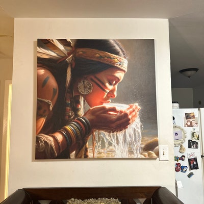 Atabey Portrait, Taíno Mural Art, Taino Art - Etsy