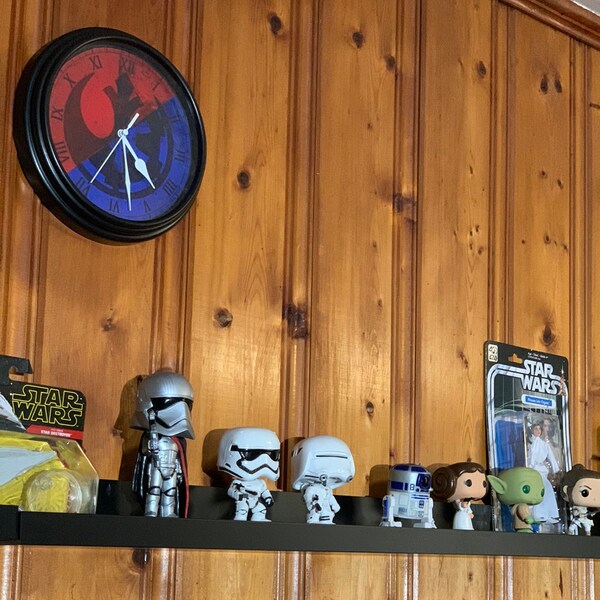 Star Wars Rebel Alliance/imperial Forces Clock - Etsy