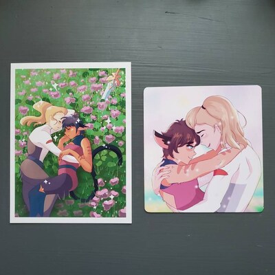 Catradora Sleeping in Etheria Print she Ra and the Princesses - Etsy