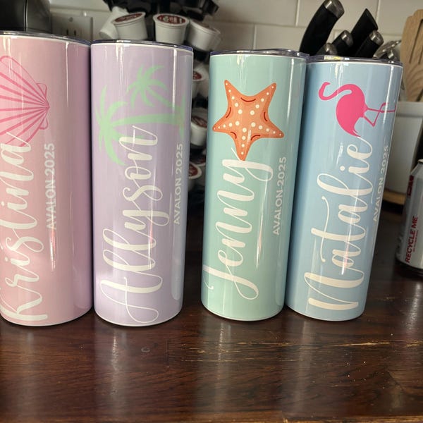 Custom Vacation Tumbler, Personalized Name Family Vacation Gift ...