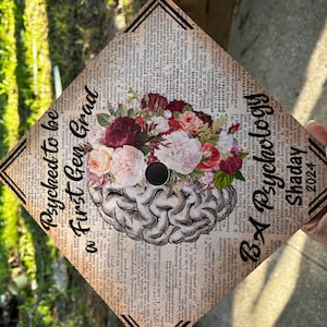 Personalized Film Student Graduation Cap Topper, Funny Grad Cap Topper ...