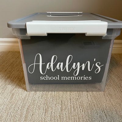 Printable Memory Box File Labels Digital Download School - Etsy