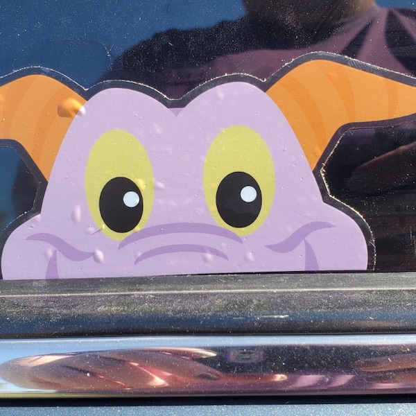 Figment Peeker Transparent Car Decal/ Peekaboo Window Bumper Vinyl ...