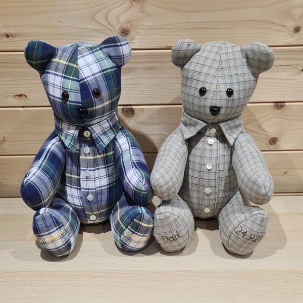 Memory Shirt Bear - Perfect Keepsake (NOT PATTERN) - Etsy