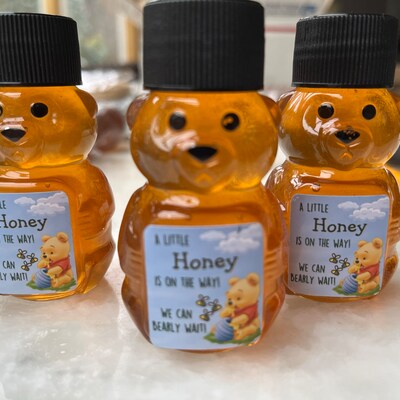 100 Mini Honey Bears Custom Pure Raw FL Honey Wedding - Etsy